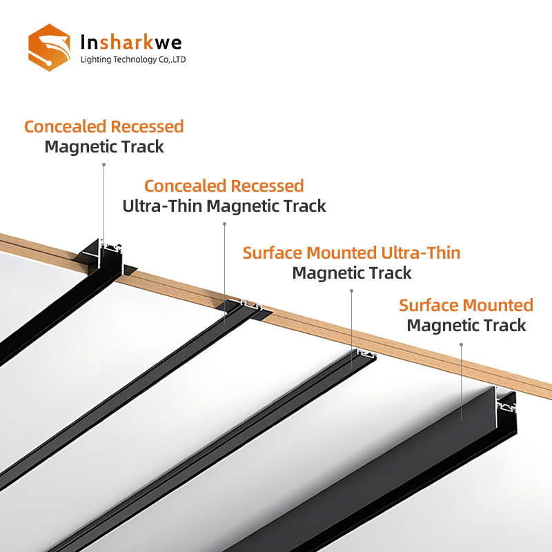 Ultra Thin Woven Magnetic Track Light - Track Glass ball Light 9W-MT26 ...