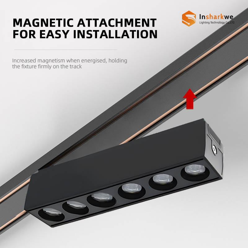 Magnetic track light - Magnetic Folding Grille Light 6W-26 Ultra-thin ...